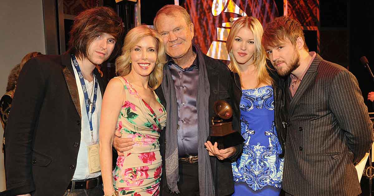 Glen Campbell Wife Kimberly Woolen Married Life and their Children