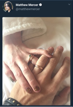 Matt Mercer & Marisha Ray Wedding - Their Married Details