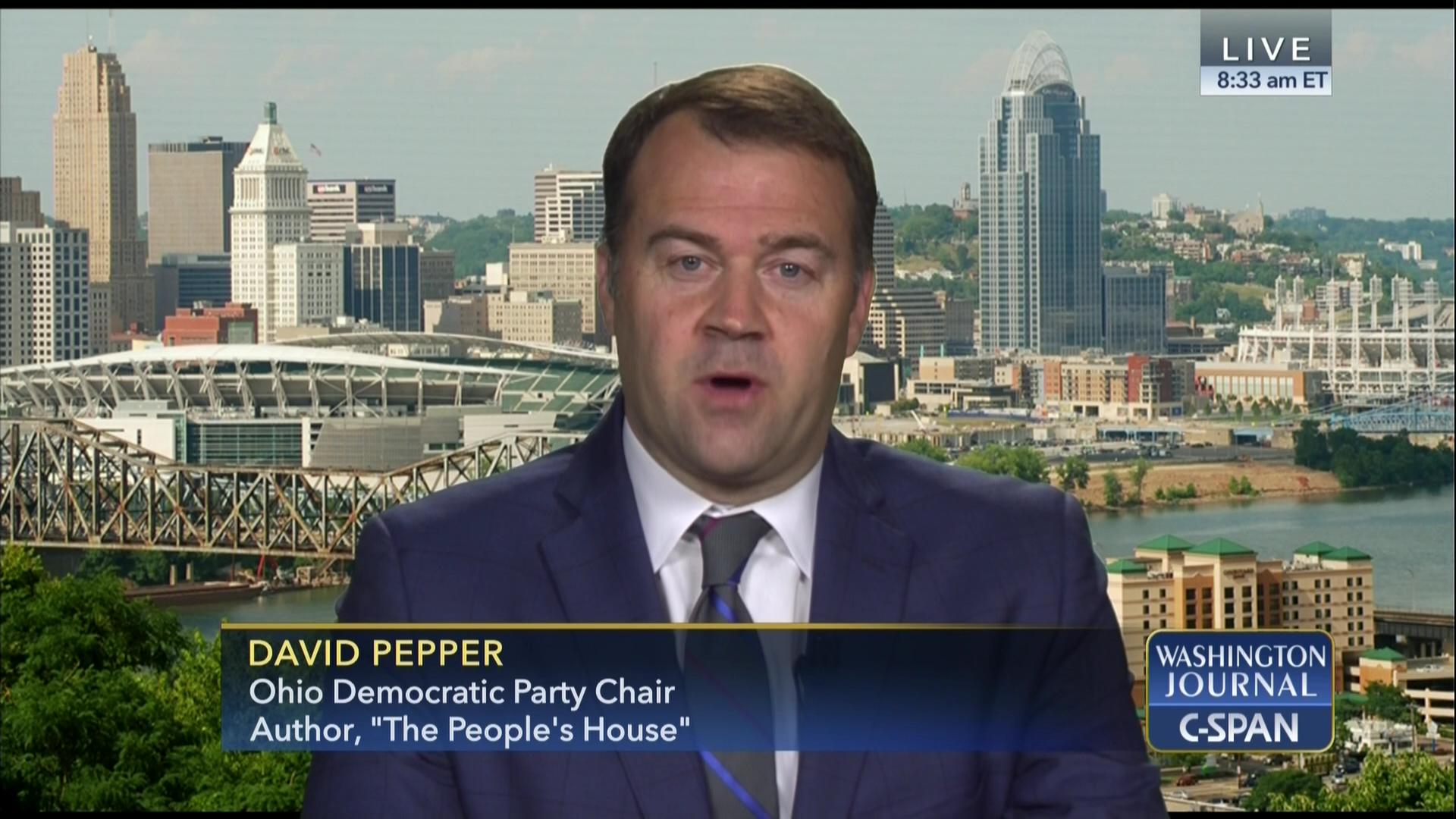 The Chairman of the Ohio Democratic Party, David Pepper's Profession