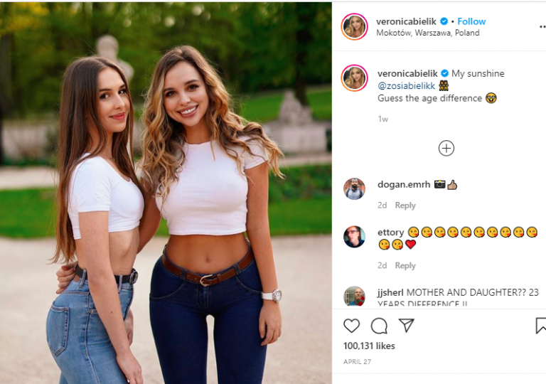 Veronica Bielik is a Polish Instagram star, fitness model,internet ...