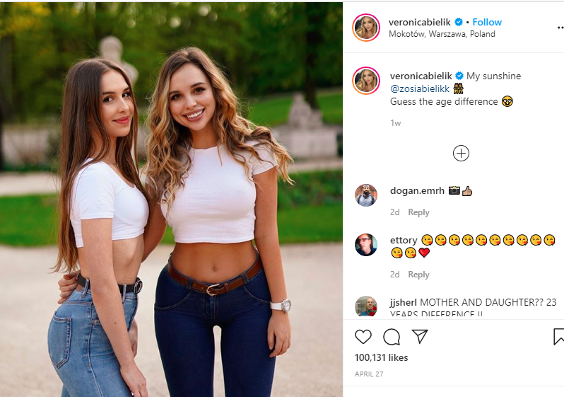 Veronica Bielik is a Polish Instagram star, fitness model,internet ...